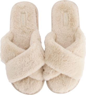 Hunkem&ouml;ller Hunkem&ouml;ller Slipper Lia - oatmeal marl - 36/37