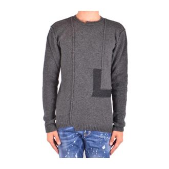 Isabel Benenato Stilvolle Sweaters f&uuml;r einen Trendy Look - - Knitwear - Herren - Grau - XL