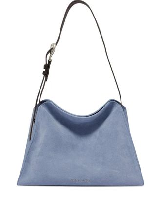 Orciani Trinity Peach Schultertasche - Blau