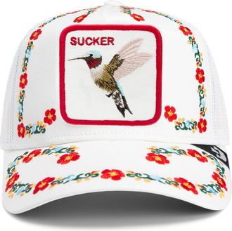 Goorin Brothers Trucker Cap Necessary Nectar White Wei&szlig;, Size:OneSize