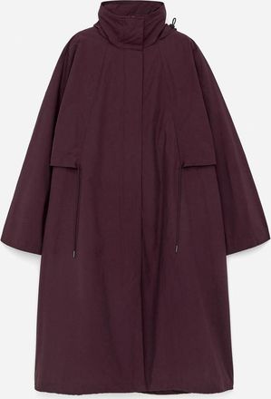 Arket Parka Mit Sturmleiste -Lila