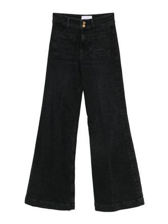 Seafarer Straight Leg Jeans - Schwarz