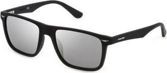 Police Homme, Accessoires, Noir, Taille: 57 MM Lunettes de soleil Sple02