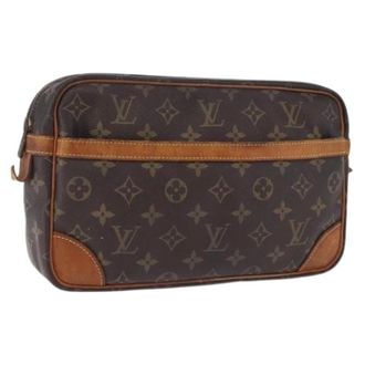 Louis Vuitton Pre-owned Vintage Monogram Clutch - Femme - Pre-owned - Brun - Taille: ONE Size