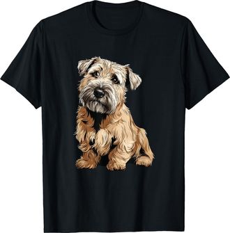 Whyitsme Design Glen of Imaal Terrier Hund Illustration T-Shirt