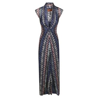 Missoni Femme, Robes, Multicolore, Taille: 36 FR Maxi Robes