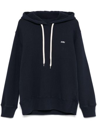 Autry hoodie à logo brodé - Bleu