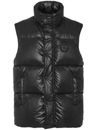 Billionaire Boys Club gilet matelassé à logo brodé - Noir