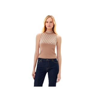 Guess Damen, Oberteile, Beige, LGr&ouml;&szlig;e