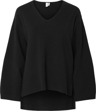 Vero Moda Yaselma Ls V-Neck Knit Pullover S. Noos