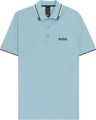 HUGO BOSS Paddy Pro Poloshirt f&uuml;r Herren, Baumwolle Piqu&eacute; (Pastellblau)