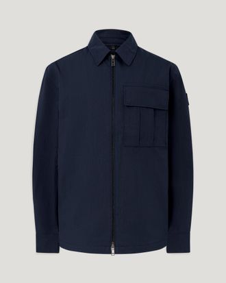 Belstaff Cargo &Uuml;berhemd F&uuml;r Herren Compact Technical Cotton Dunkles Tintenblau 2xl