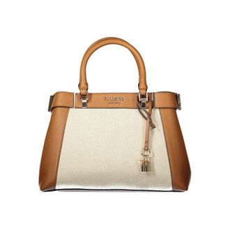 Guess Braune Baumwollhandtasche