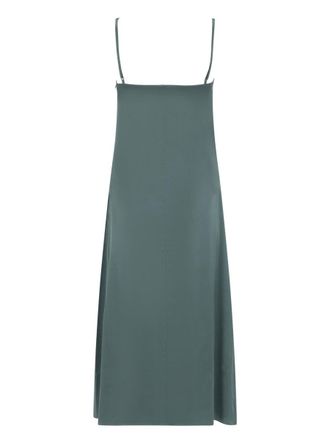 Acne Studios Satin Viscose Dress - Green