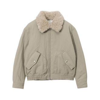 Dunst Padded Mininal Flight Jacket - - Jackets - Herren - Beige - L