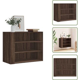 vidaXL Wandregal Braun Eichen-Optik 75x35x60 cm Holzwerkstoff - Wandregal - Wandregale - Wandschrank - Regal Wandmontage