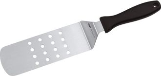 Paderno Paderno 18517 - 24 Pfannenwender für Hamburger gelocht, aus Edelstahl