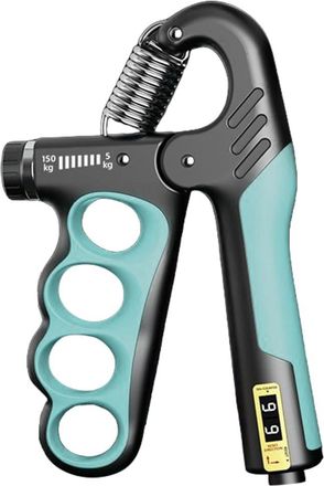 Generic Hand Grip Strengthener Finger Handgrip Wrist Squeezer Exerciser Tool Arm Wrist Forearm Trainer with Counter Ergonomic Hand Gripper 5-150KG Resistance 