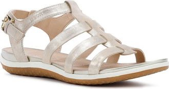 Geox Damen D Sandal Vega A Sandalen,Sand,39 EU