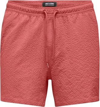 Only & Sons ONSTED Life SOLID Seersucker Swim NOOS