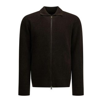 Tagliatore Keidai Rei&szlig;verschluss-Pullover - - Knitwear - Herren - Braun - M