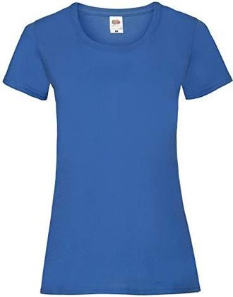 Fruit Of The Loom T-shirt pour femme - bleu - M