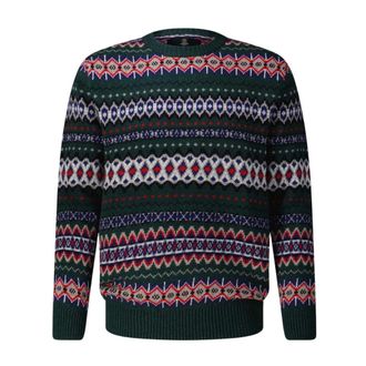 Barbour Newtown Pullover - - Knitwear - Herren - Gr&uuml;n - M