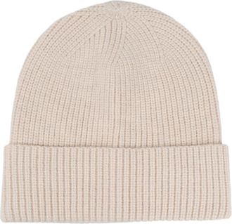 styleBREAKER Bonnet Unisexe en Tricot Fin avec Revers, Bonnet dhiver Chaud en Tricot uni, Motif en côtes 04024154, Couleur:Beige