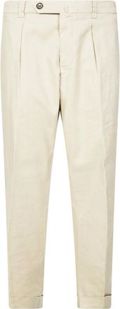 Berwick 1707 Homme, Pantalons, Beige, Taille: XL Pantalone Lavato Over Fit