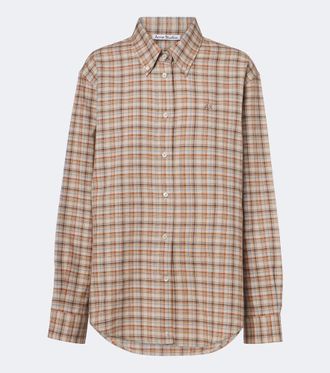 Acne Studios Hemd aus Baumwolle und Leinen