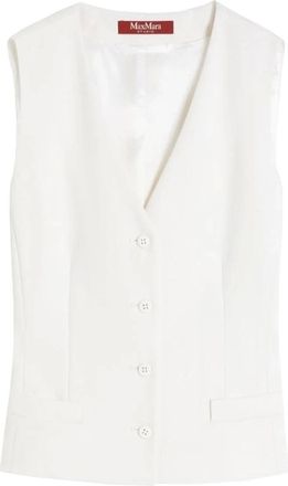 Max Mara Femme, Vestes, Blanc, Taille: 36 FR Madia Vest