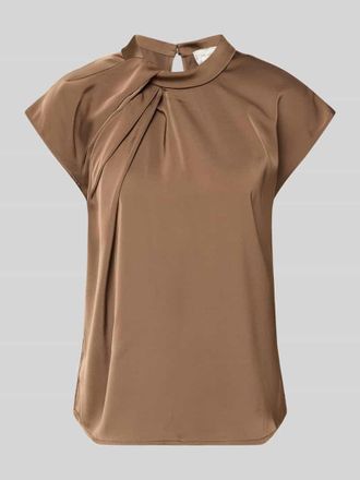 Neo Noir Blusenshirt mit Stehkragen