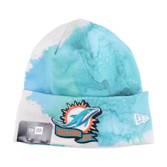 New Era Homme, Accessoires, Multicolore, Taille: ONE Size Bonnet Miami Dolphins NFL Sideline