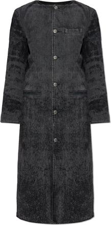 Diesel Femme, Vestes, Gris, Taille: 38 FR Manteau en denim De-Ancelot-Fsh1