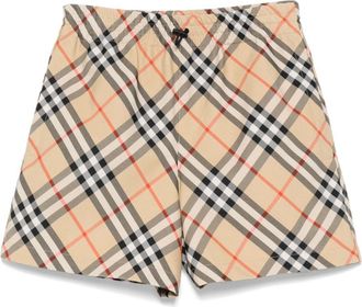 Burberry short à motif Vintage Check - Tons neutres
