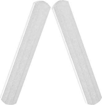 Hemobllo Abaodam Gewichtsstange Fitnesszubeh&ouml;r aus Edelstahl Trainingsgewichte f&uuml;r Krafttraining und Joggen 2 St&uuml;ck 15 X 2,5 X 0,6cm f&uuml;r Anf&auml;nger und Fortgesch