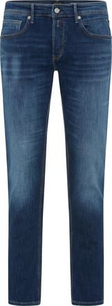 Replay Straight-Jeans REPLAY WILLBI, Herren, Gr. 30, L&auml;nge 34, dunkelblau 632, Denim/Jeans, Obermaterial: 98% Baumwolle, 2% Elasthan, Basic, regular fit norm