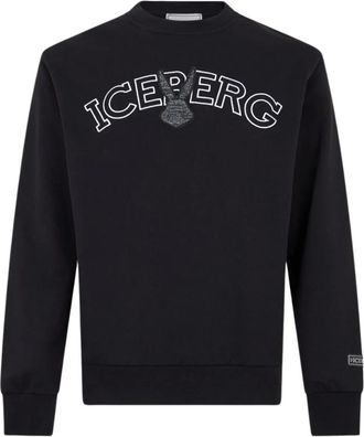 Iceberg SweaT-shirt col rond - Homme - Sweatshirts et sweats &agrave; capuche - Noir - Taille: 2XL