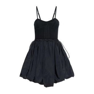 The Attico Tr&auml;gerkleid - - Dresses - Damen - Schwarzk - 2XS