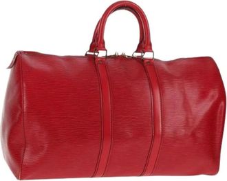 Louis Vuitton unisex, Pre-owned, Rouge, Taille: ONE Size Sac Week-end Pre-owned