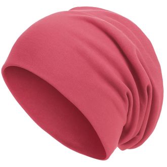 style3 Slouch Beanie aus atmungsaktivem, feinem und leichten Jersey Unisex M&uuml;tze Haube Bini Einheitsgr&ouml;&szlig;e
