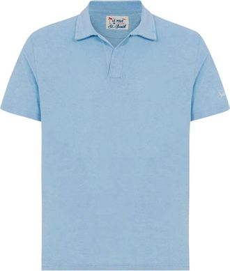 MC2 Saint Barth Homme, Tops, Bleu, Taille: L Polo Chemises