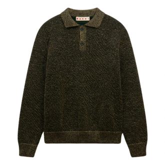 Marni Woll-Poloshirt - - Knitwear - Herren - Schwarzk - M