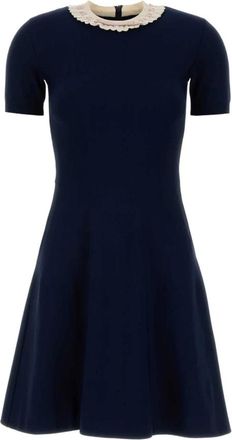 Valentino Garavani Femme, Robes, Bleu, Taille: 38 FR Robe Tricot&eacute;e