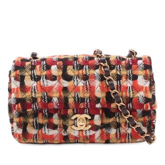 Chanel Multi Mini Rectangular Classic Tweed Single Flap