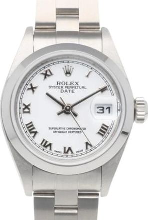 Rolex Montre vintage doccasion - Femme - Pre-owned - Blanc - Taille: ONE Size