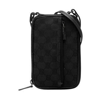Gucci Pre-owned Canvas Crossbody Bag - - Pre-owned - Damen - Schwarzk - ONE SIZE