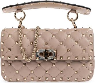 Valentino Garavani Rockstud Spike Bag - - Bags - Damen - Rosa - ONE SIZE