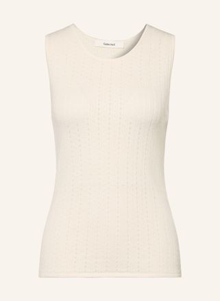 Selected Stricktop weiss