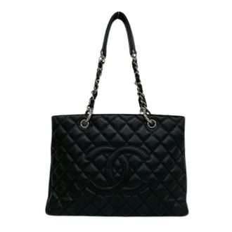 Chanel Pre-owned GST Caviar Leder Tote Bag - - Pre-owned - Damen - Schwarzk - ONE SIZE